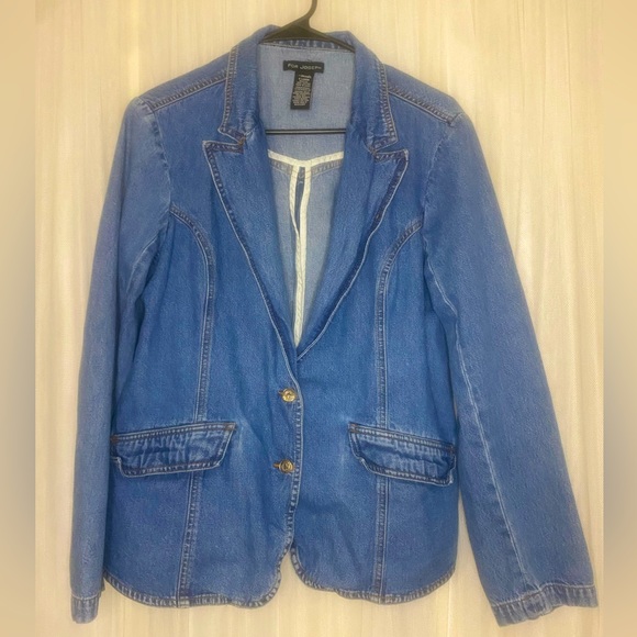 for joseph | Jackets & Coats | Vintage For Joseph Denim Jacket | Poshmark